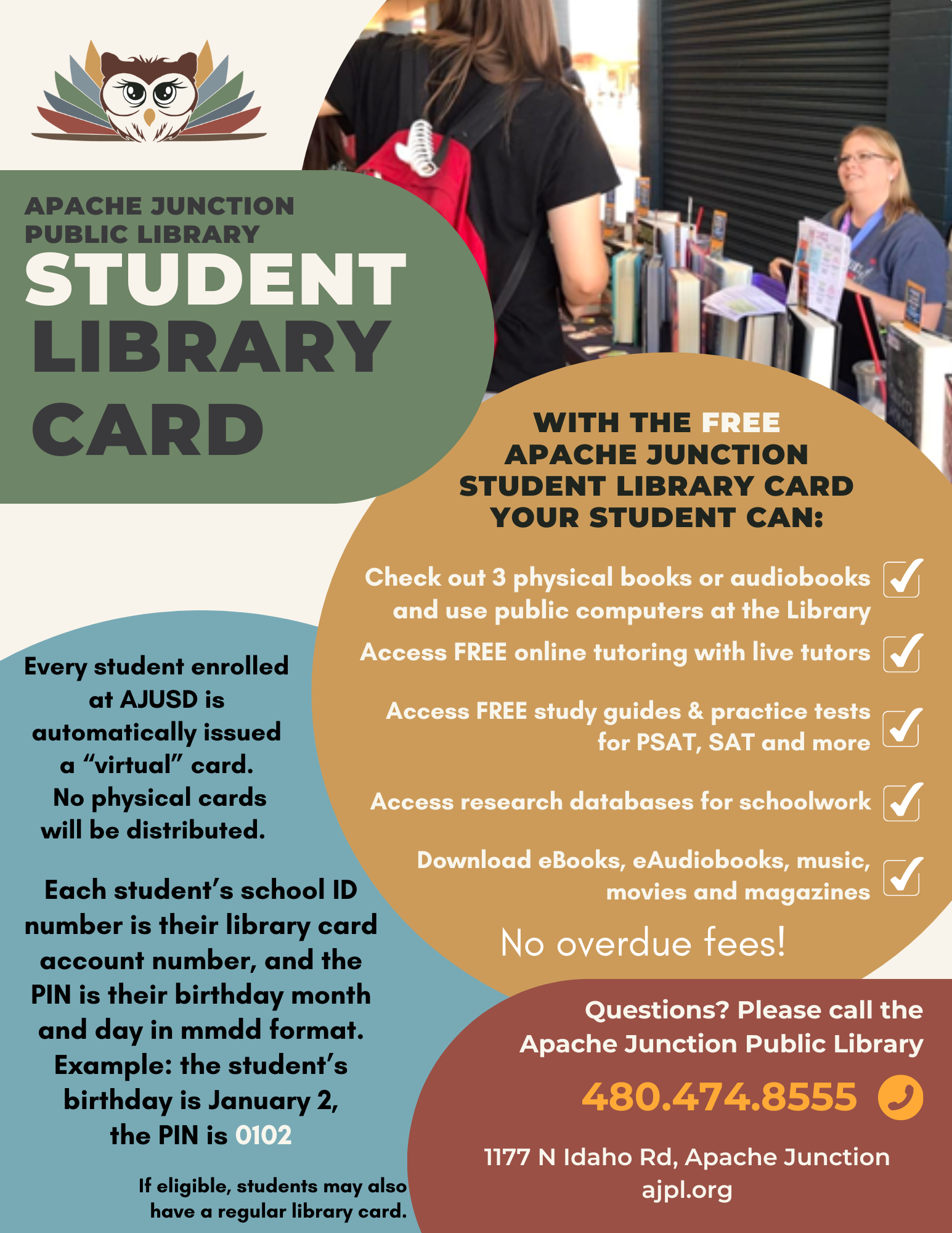 Apache Junction Student Cards – Apache Junction Public Library